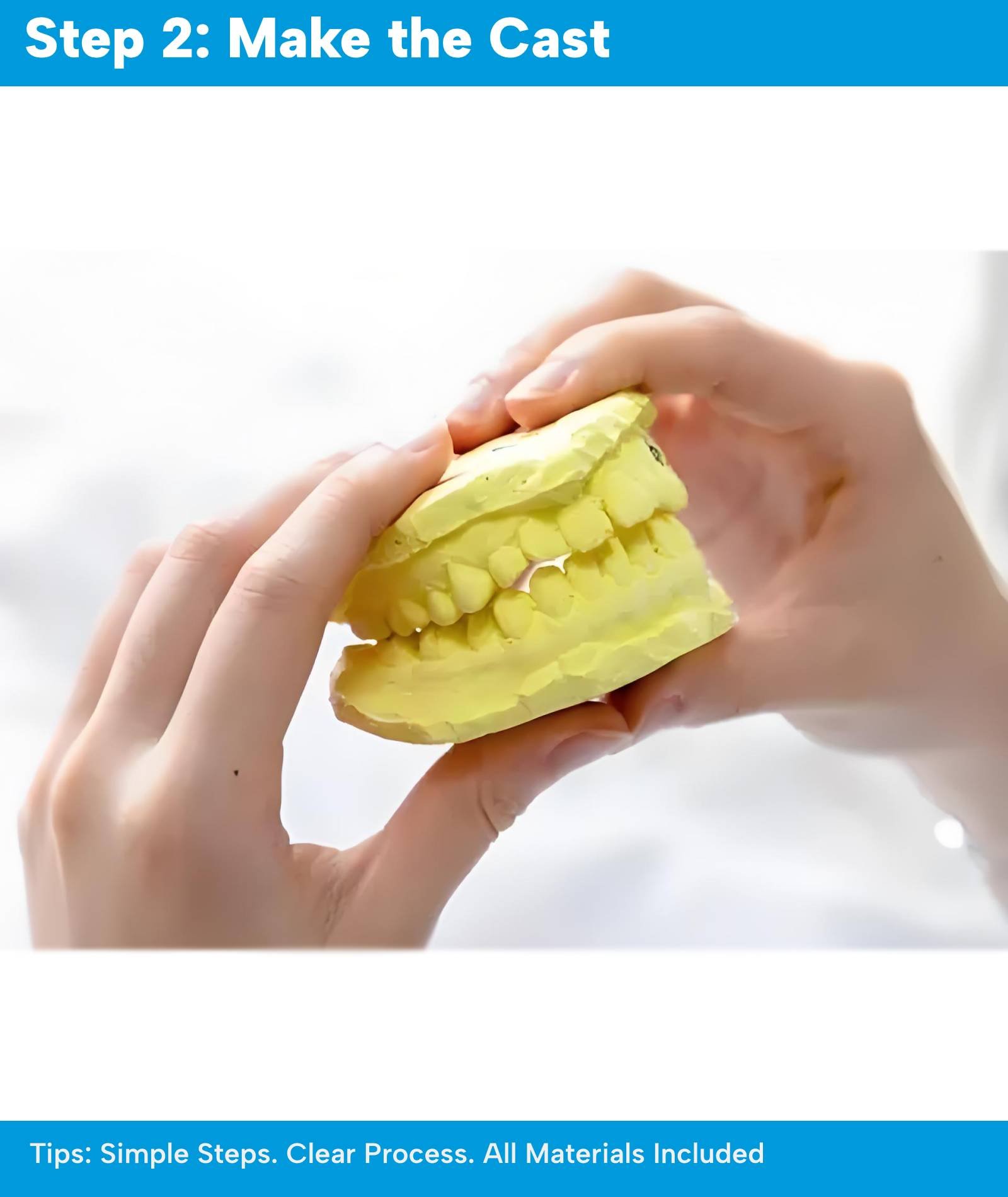 DIY Denture Kit Repair Missing Teeth Fake Teeth - AiHealth-Denture Care