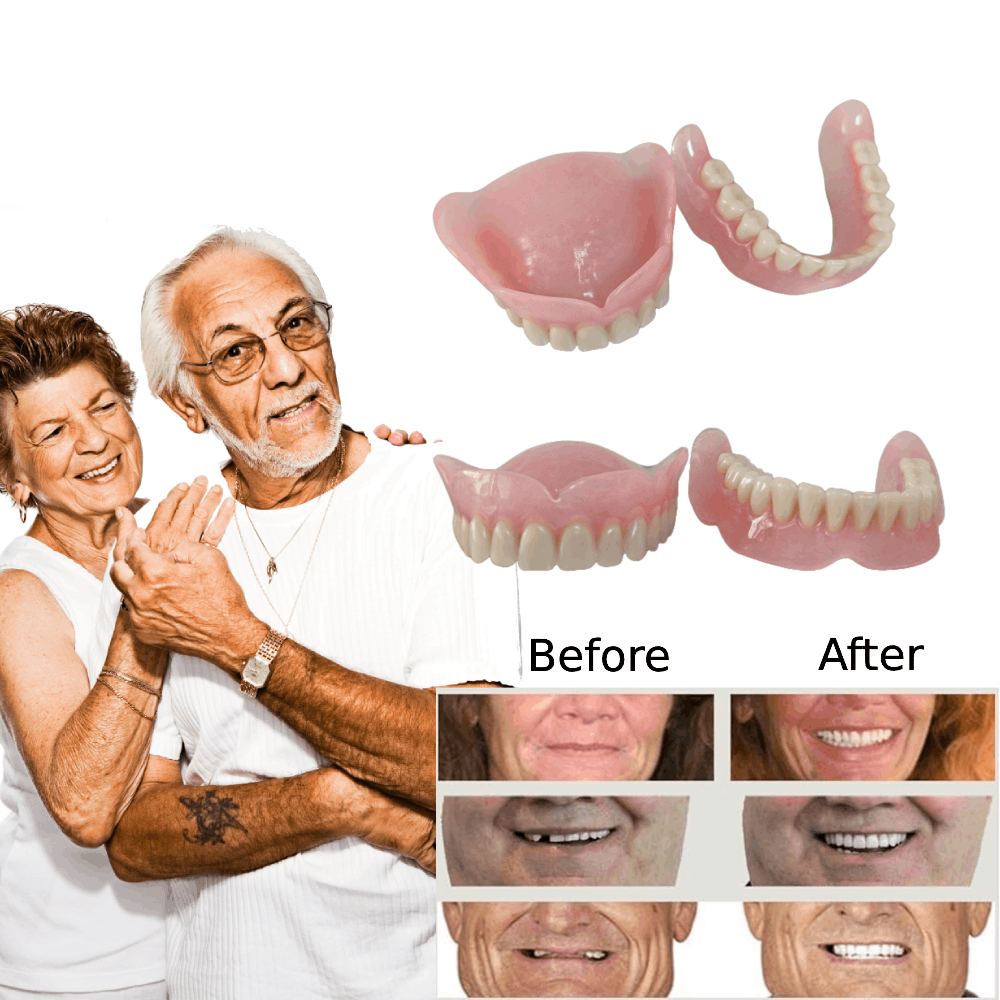 Home - AiHealth-Denture Care Denture DIY Full Set Fake Teeth for ...